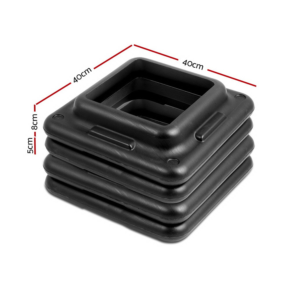 Everfit Set of 4 Areobic Step Bench Step Risers | Spreester
